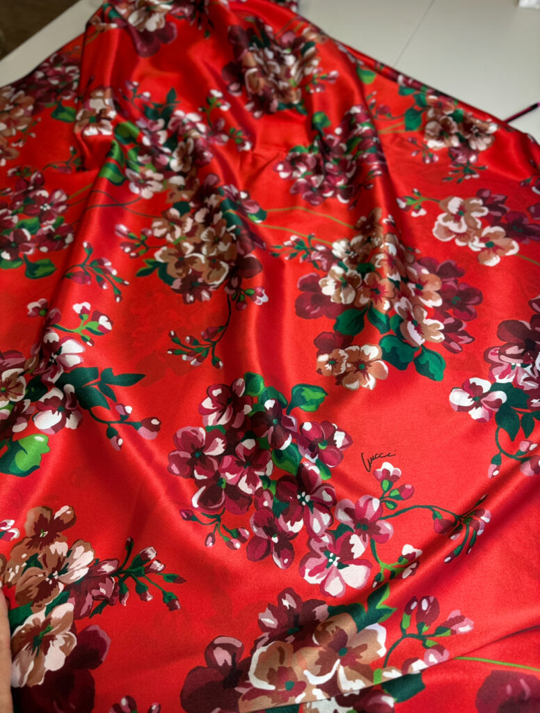 Silk "Hydrangeas" - FABRIC STORE